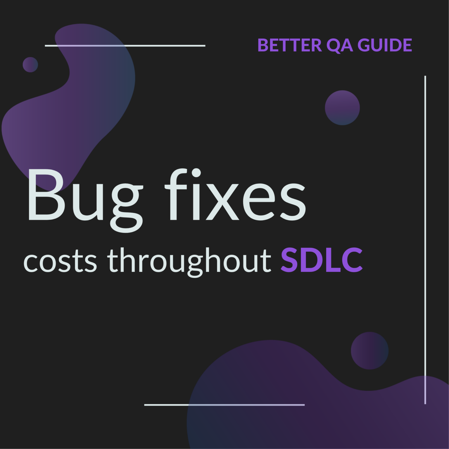 Bug Fixing Costs SDLC